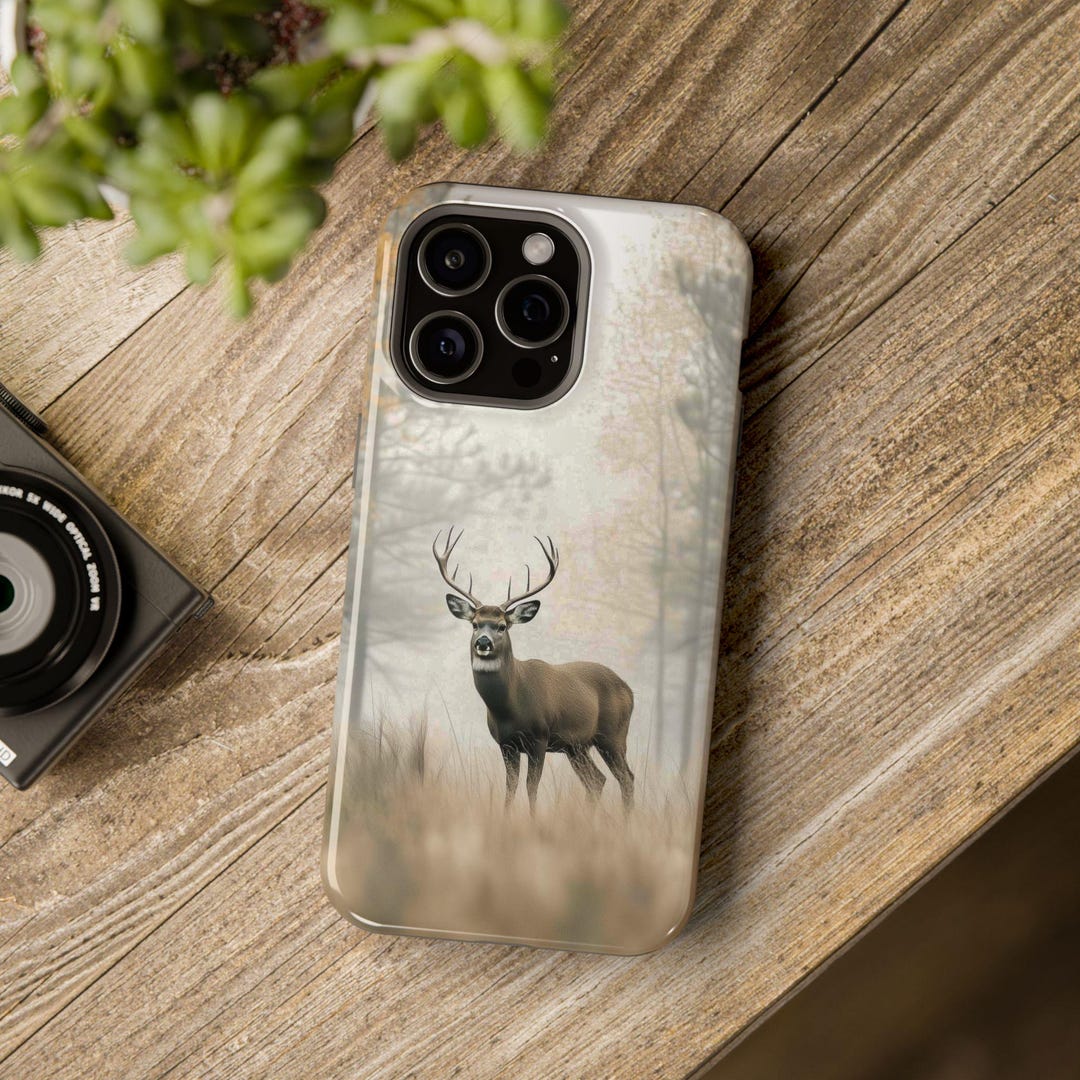 Deer Hunting Magnetic Tough Case for Iphone, Whitetail Buck Design ...