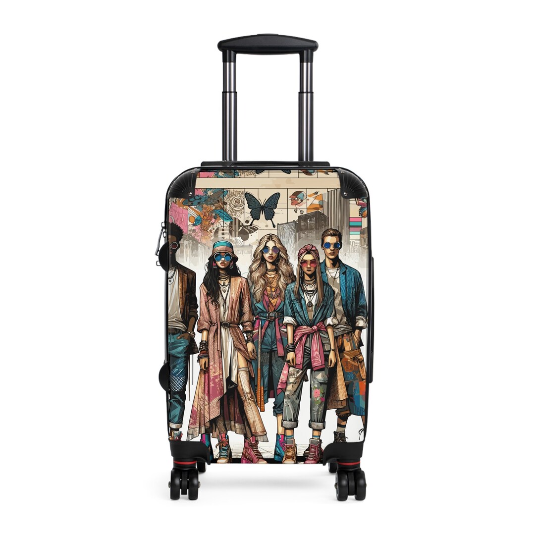 Unique Suitcases Three Sizes - Etsy