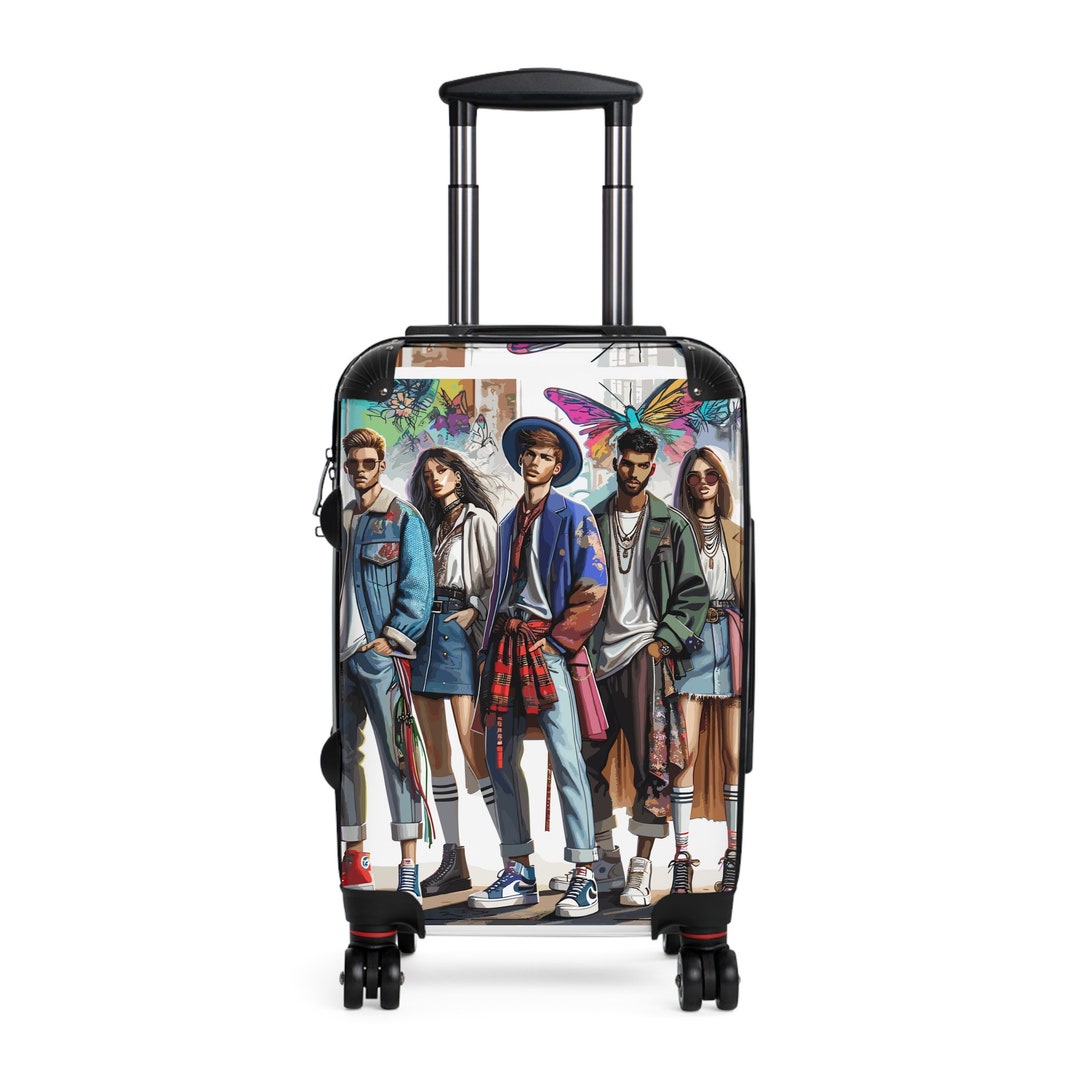 Unique Suitcases Three Sizes - Etsy