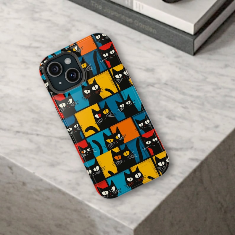 IPhone Magsafe Compatible Cats Phone Case for 13, 14, 15, Mini, Pro ...