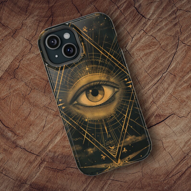 IPhone Magsafe Compatible Illuminati Eye Phone Case for 13, 14, 15 ...