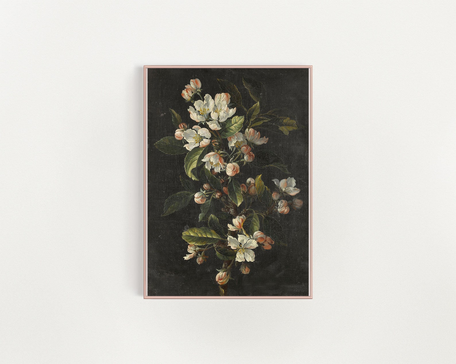 Dark Botanical Print | Dark Academia Print | Moody Floral Print ...