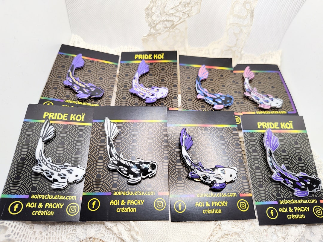 Pride Koi Carp Pins - Etsy