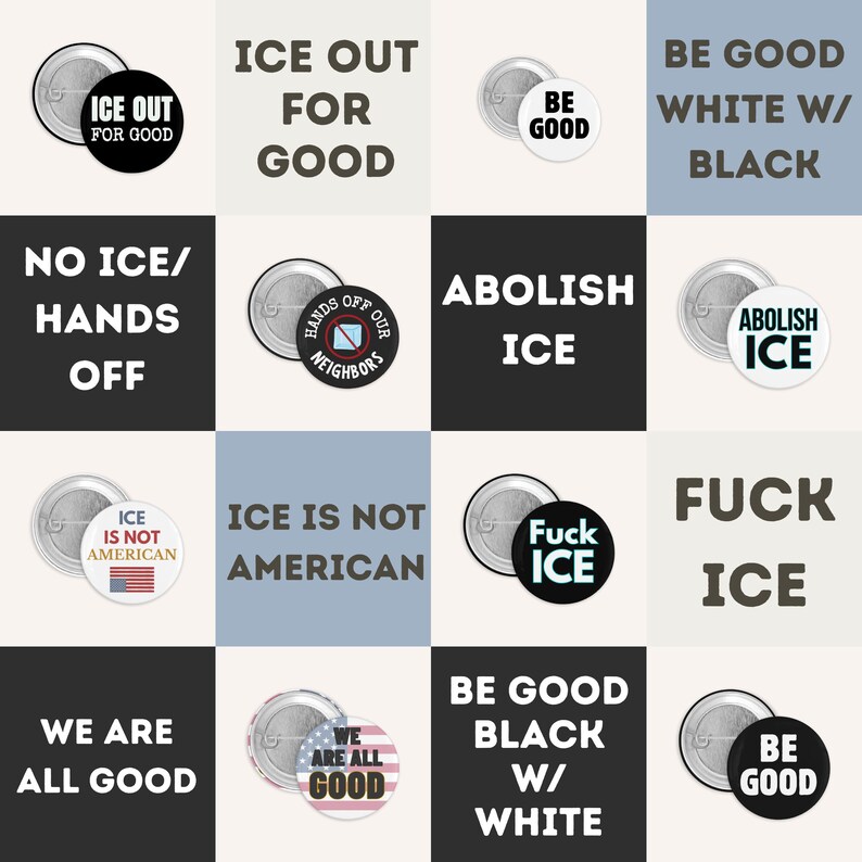 Minnesota Solidarity Rebel Loon Button, Anti-ice Protest Pin ...