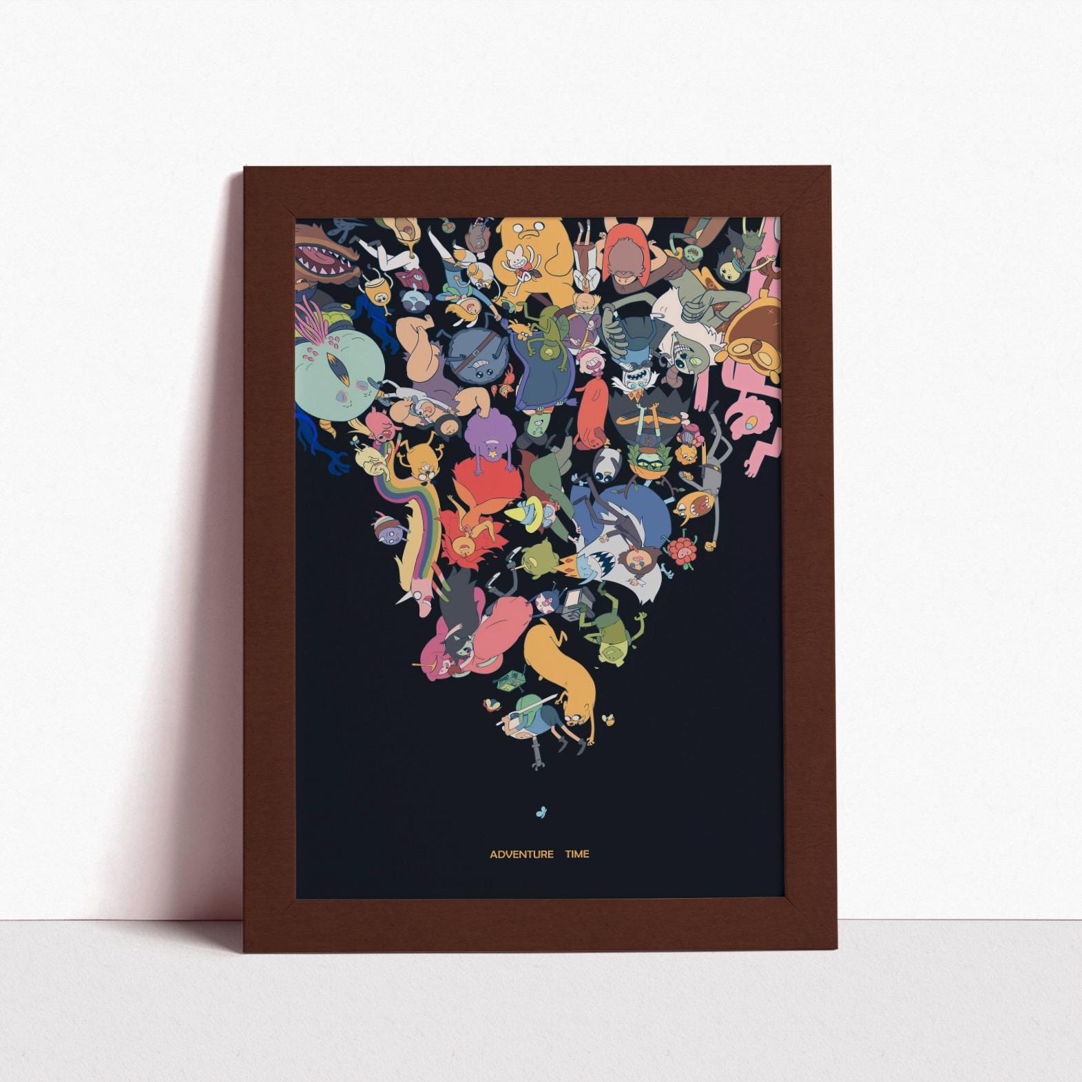 Adventure Time Poster Set 8 Printable Wall Art Designs | Cartoon Art ...