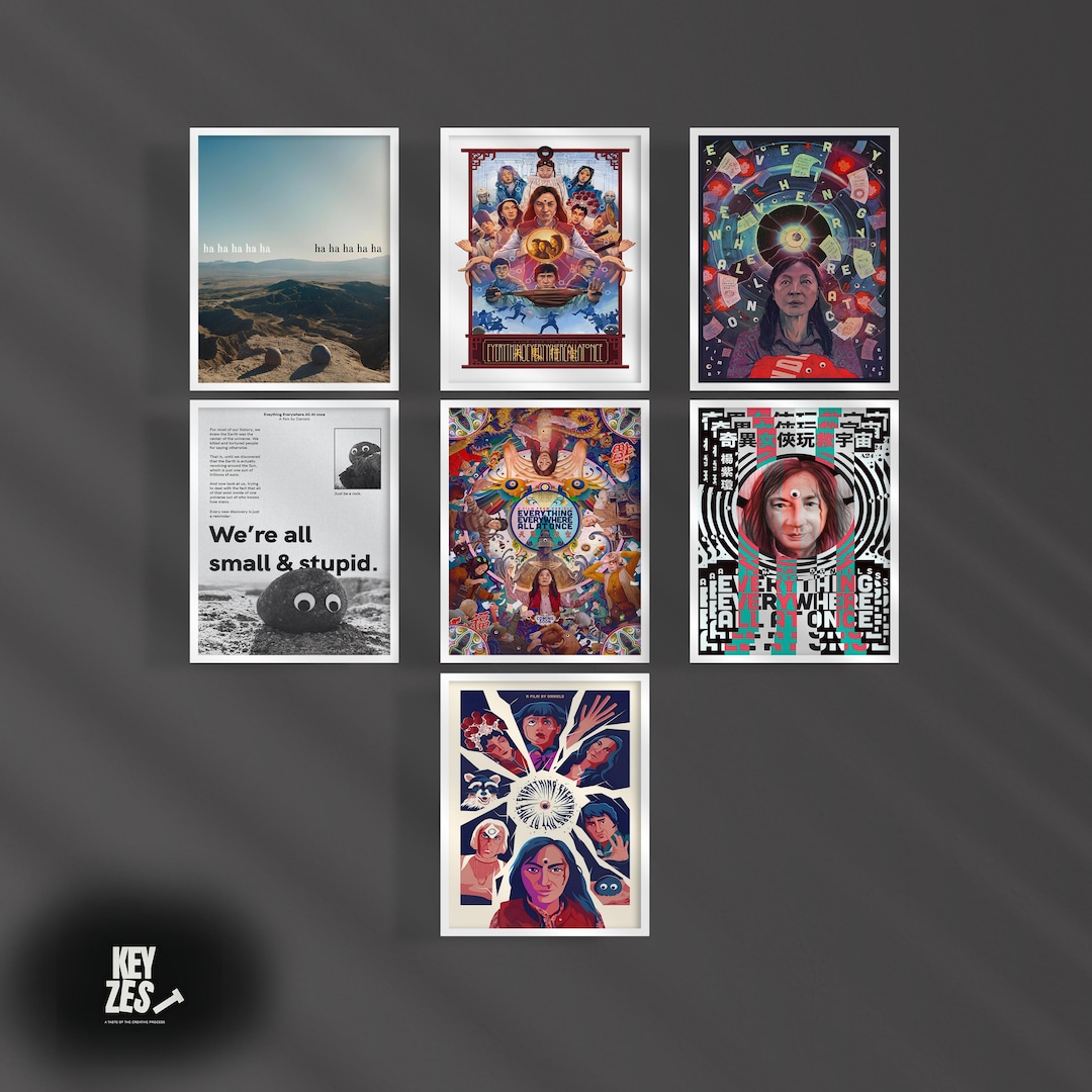 Everything Everywhere All at Once Poster: Modern Movie Art Print - Etsy