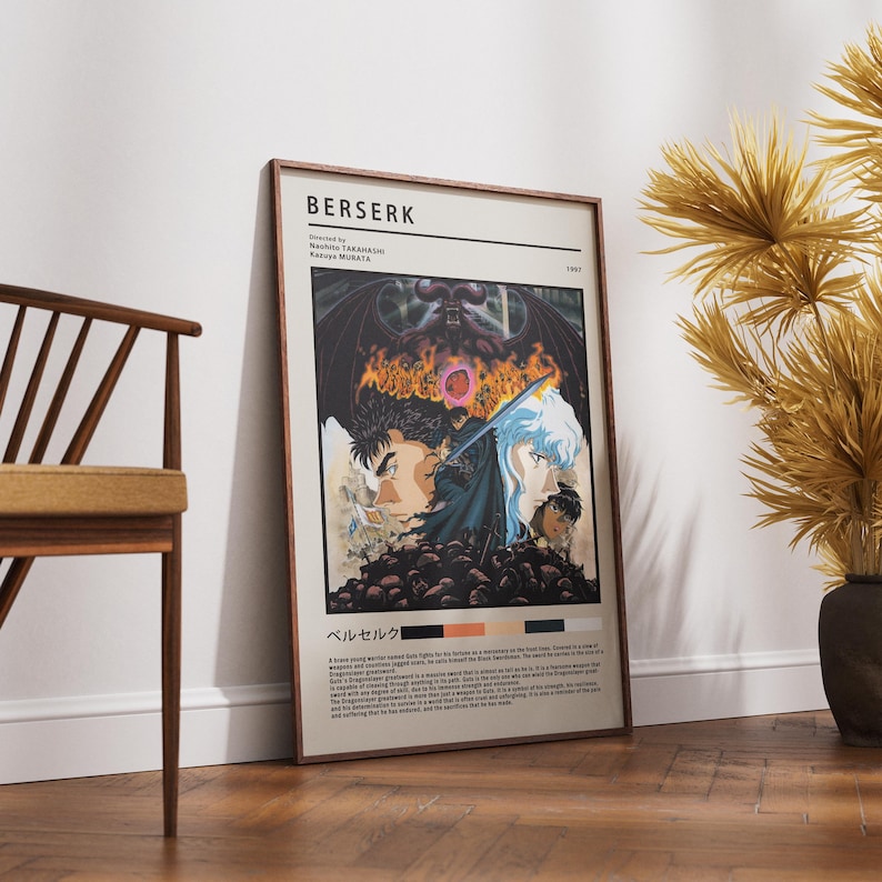 Berserk Posters - Berserk Poster Prints - Guts Poster - Anime Poster ...