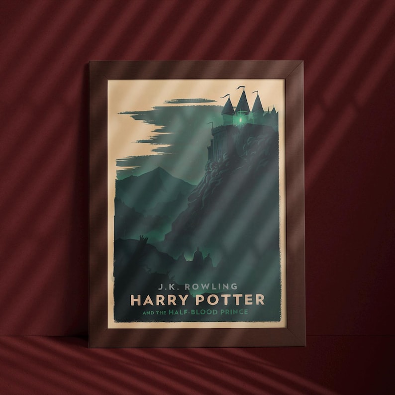 Handmade Fantasy Book Cover Poster: Wizard Travel Art - Etsy