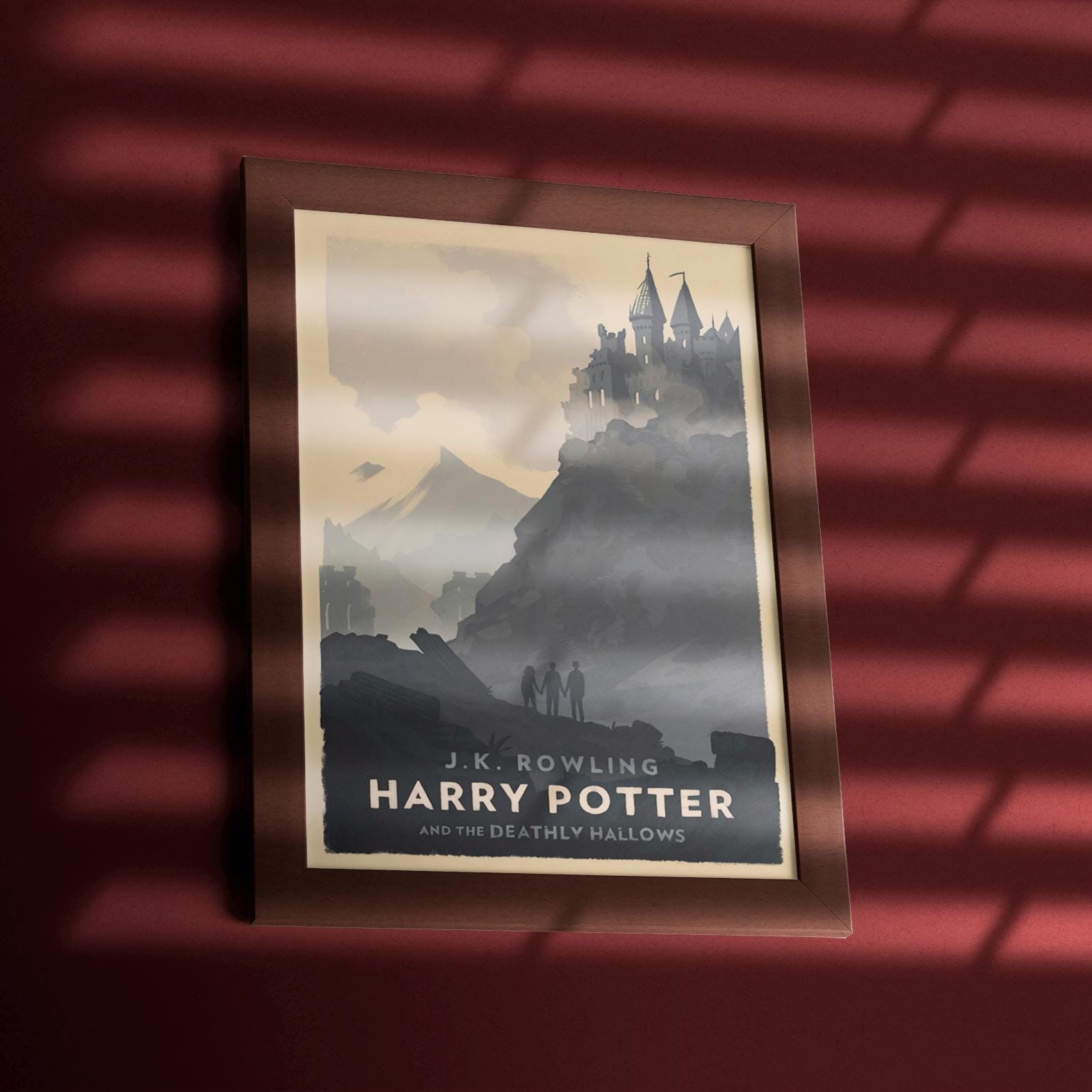 Handmade Fantasy Book Cover Poster: Wizard Travel Art - Etsy