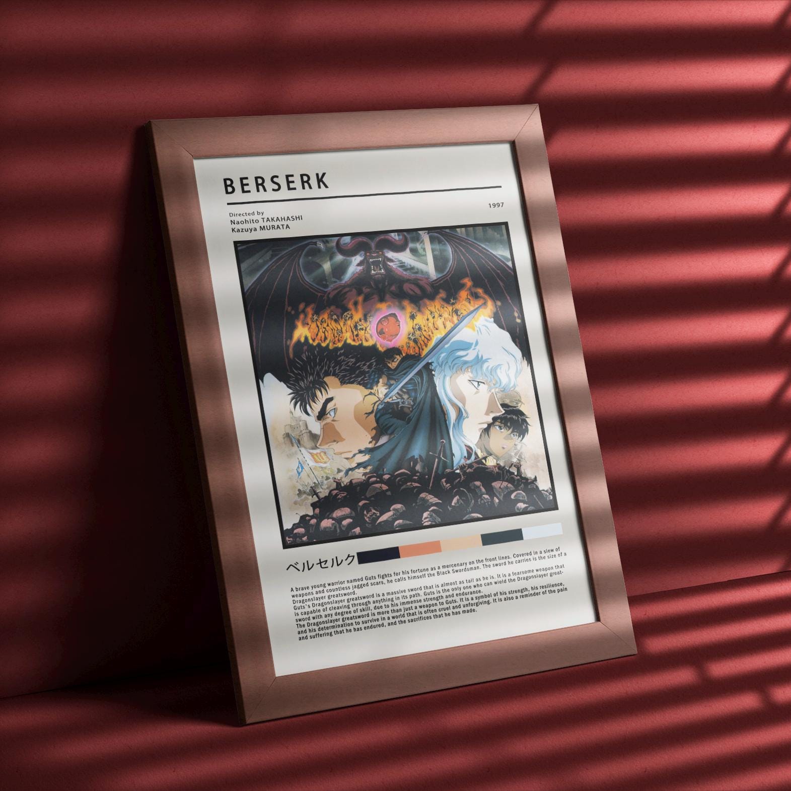 Berserk Posters Berserk Poster Prints Guts Poster Anime Poster Anime ...