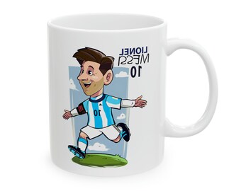 Lionel Messi 2022 Illustrated Handmade Ceramic Football Mug - Etsy UK