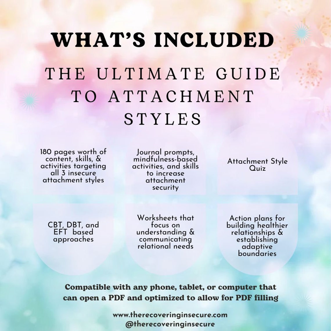 Ultimate Guide to Attachment Styles Workbook | the Recovering Insecure ...