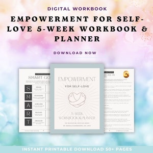 EMPOWERMENT for Self Love | 5 Week Workbook | Planner | Mental Health ...