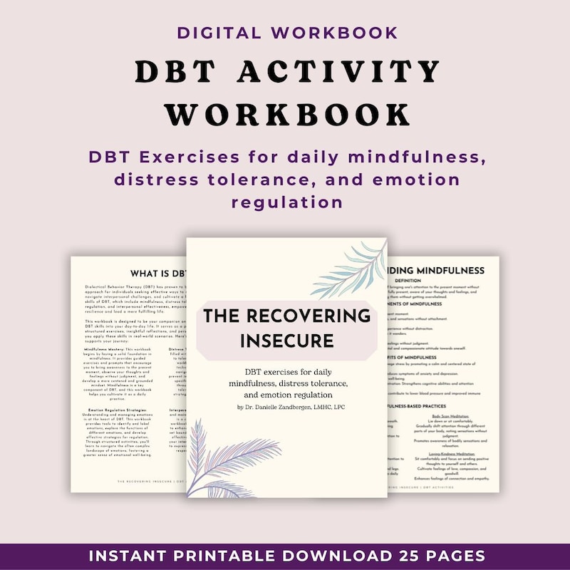 Dbt Workbook - Etsy