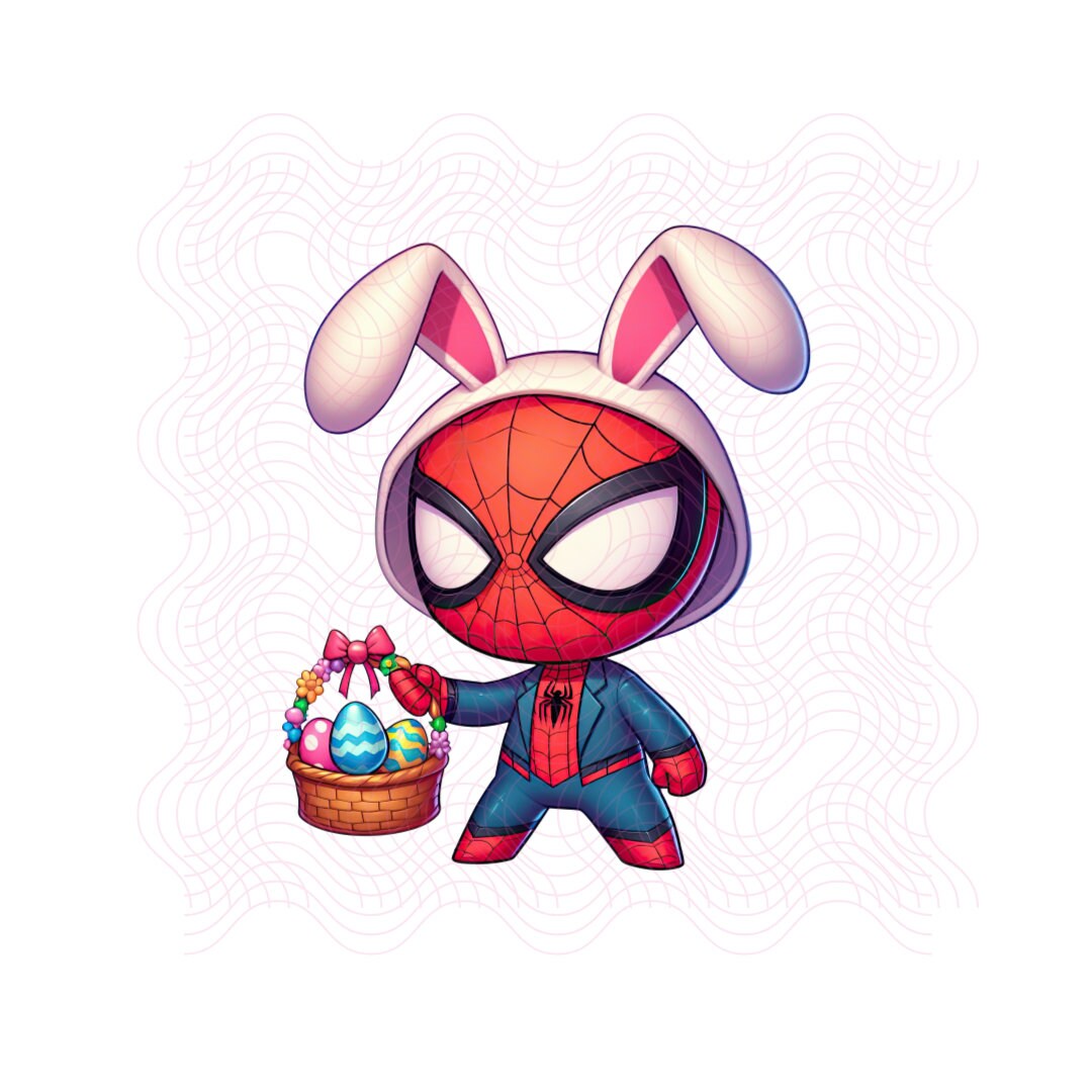 Easter Spider Hero, PNG Download, Sumblimation, DTF Design, Digital ...