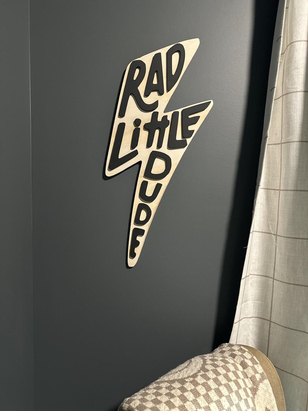 Rad Little Dude Sign - Nursery Sign - Rad Dude - Nursery Wall Art ...