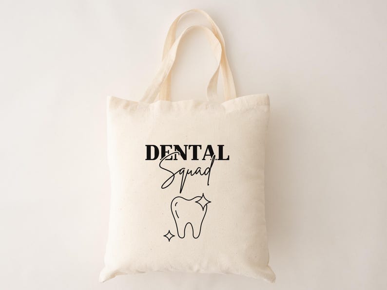 Dental Squad Tote Bag, Dentist Tote Bag, Gift for Dentist, Dental ...