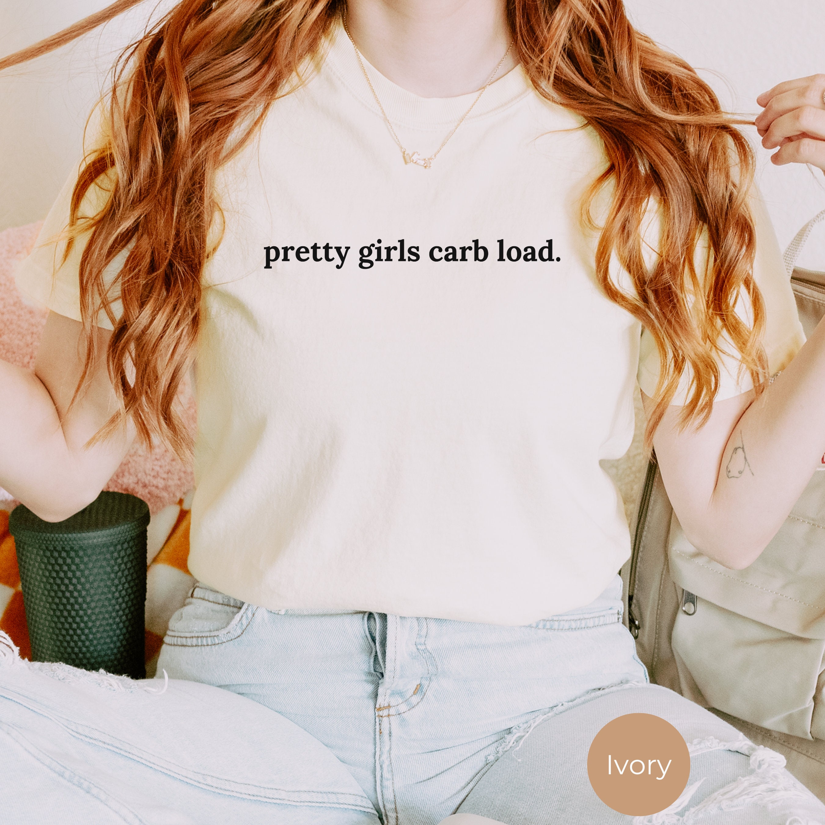 Pretty Girls Carb Load Shirt, Funny Running Shirts, Runner Gift, Trail ...