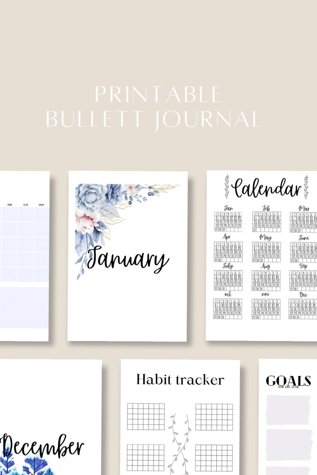 Bullett Journal for Beginners - Etsy