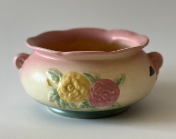 Hull Art Pottery Bowl Jardiniere Open Rose Pattern - Etsy