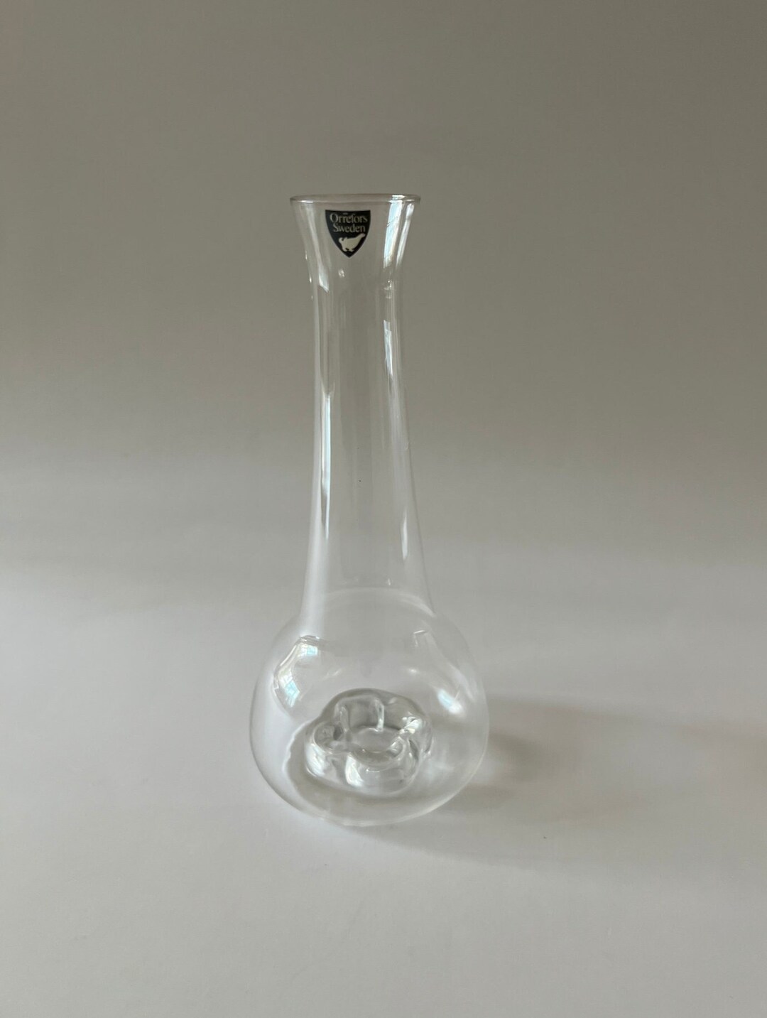 Vintage Orrefors Sweden Cut Crystal Flower Bud Vase - Etsy