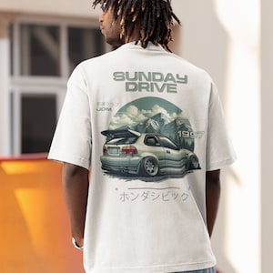 Civic Honda JDM Shirt | Retro JDM T-shirt | 90s Shirt | Boyfriend Gift ...