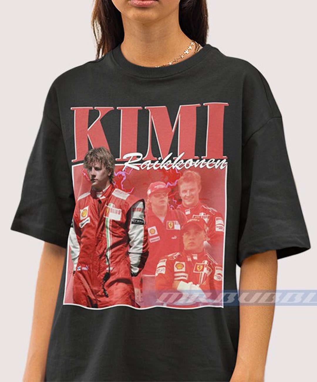 Kimi Raikkonen Retro 90s Style Unisex T-shirt F1 Tee F1 Fans Gift ...