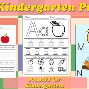 116-page Ultimate Kindergarten Prep Bundle: Reading, Writing, and Math ...