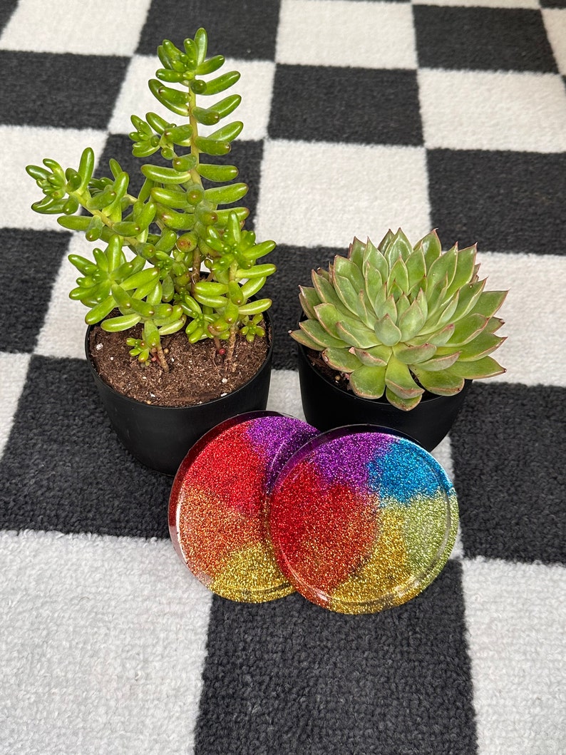 Pride Coasters (round) - Etsy