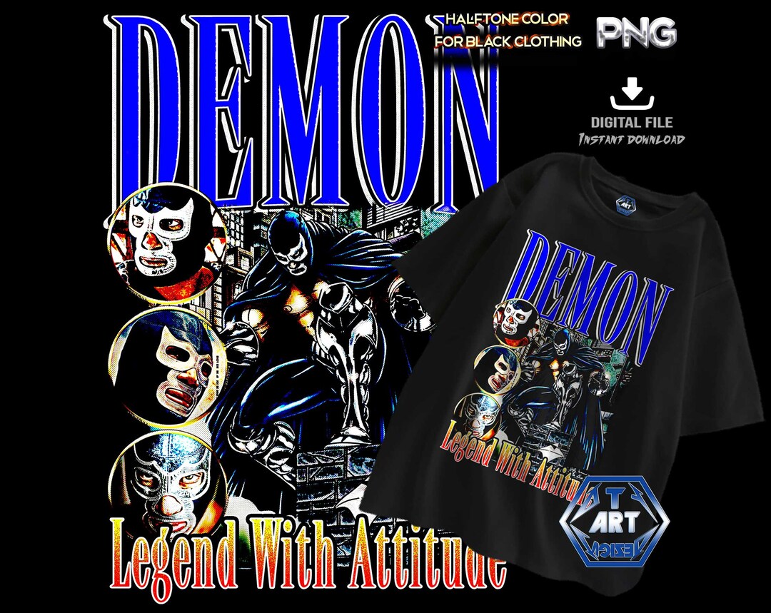 Blue Demon, Blue Demon Png, Blue Demon Dtf, Blue Demon Wrestler, Blue ...