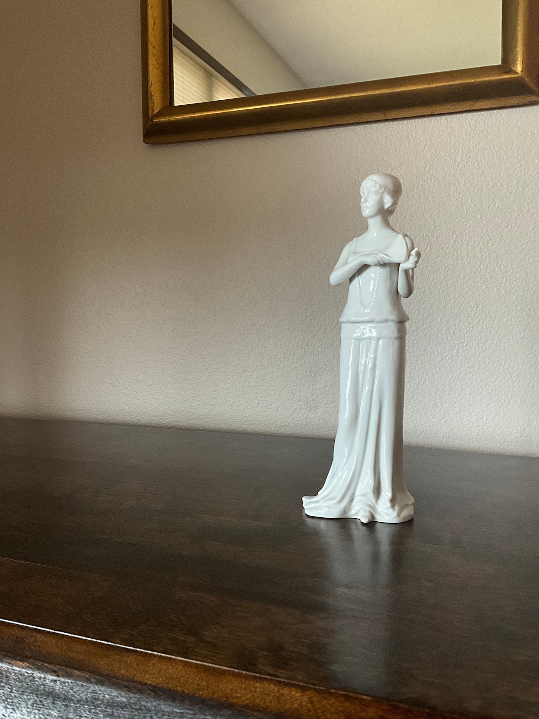1920s Porcelain Flapper Figurine - Etsy