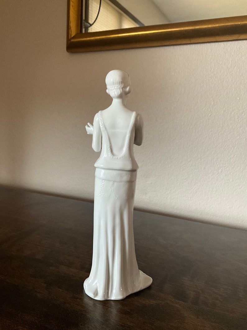 1920s Porcelain Flapper Figurine - Etsy
