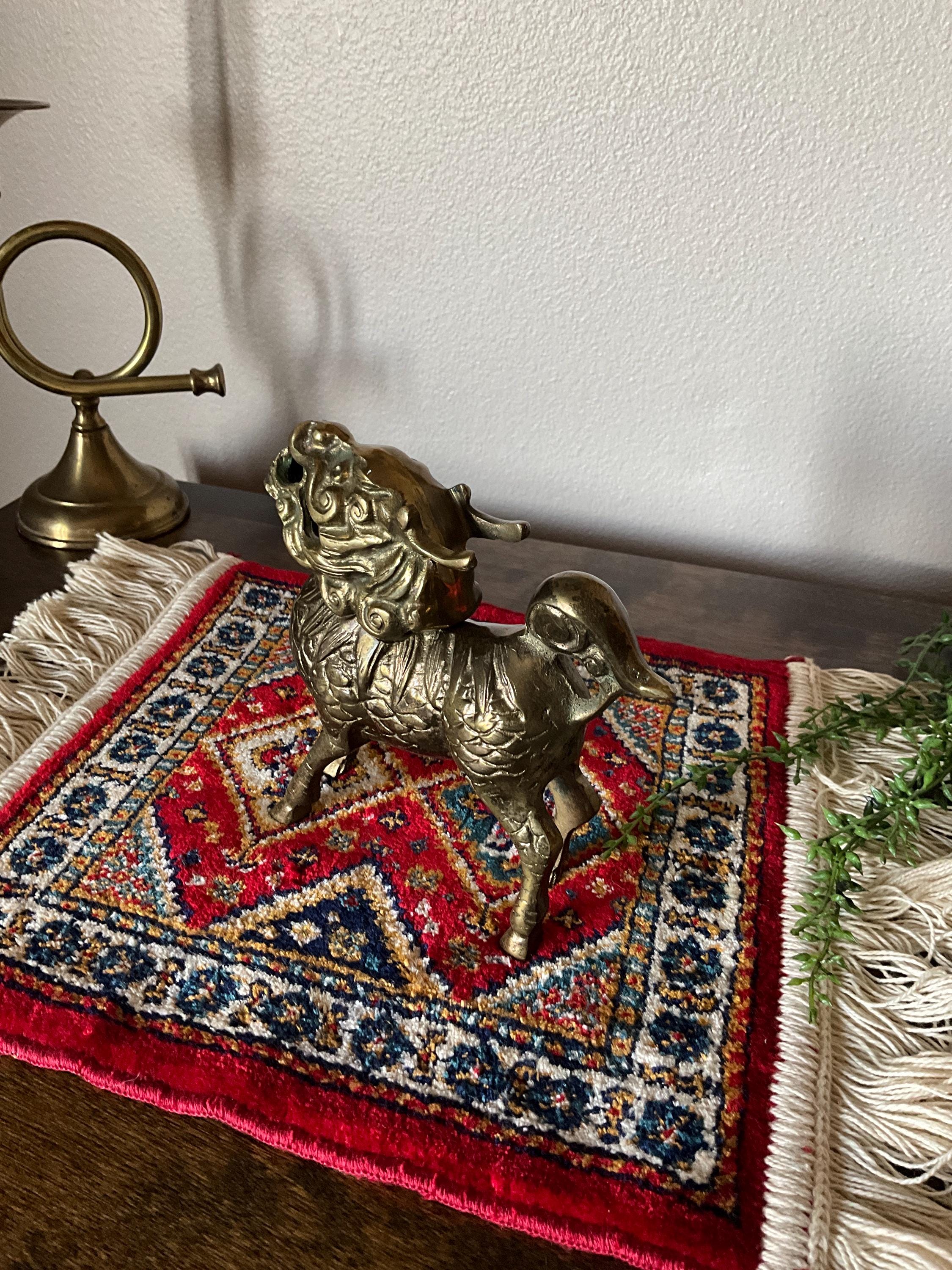 Vintage Brass Foo Dog - Etsy