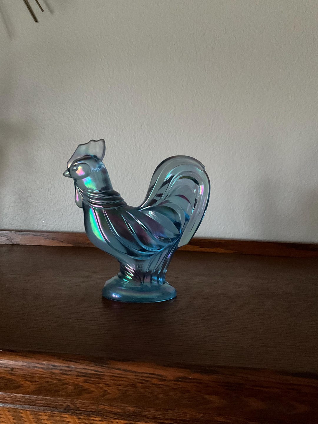Fenton Glass Rooster - Etsy