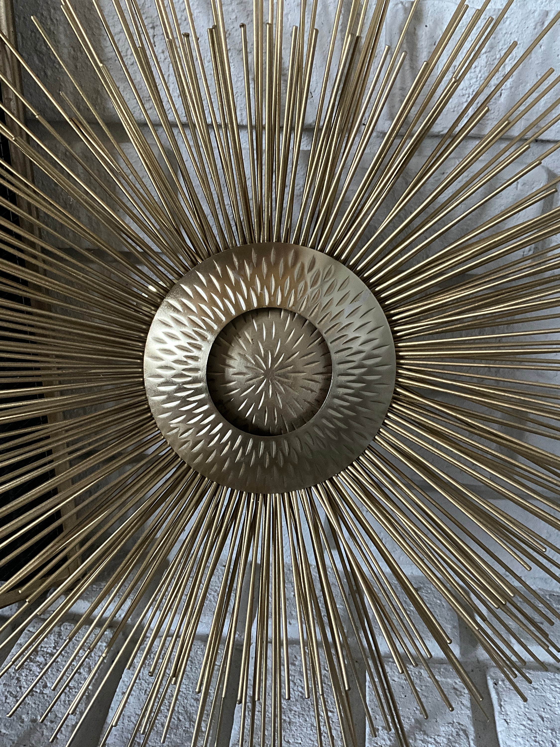 MCM Sunburst Wall Decor Set 3 - Etsy