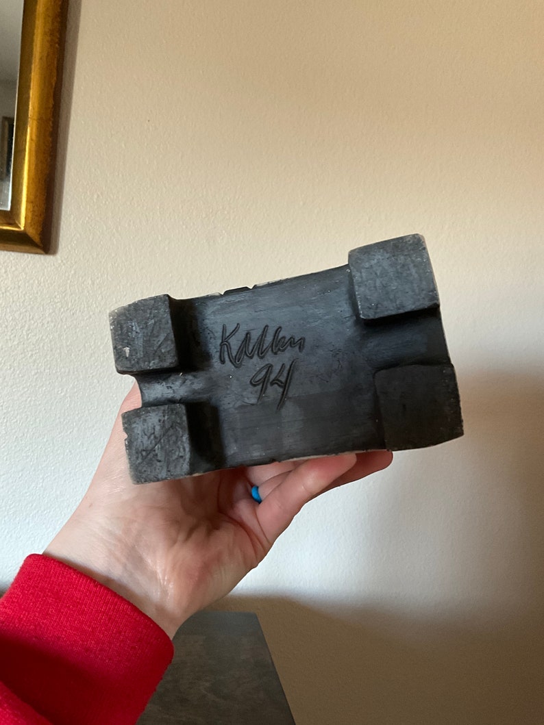 Geometric Raku Vase by Kathryn Allen - Etsy