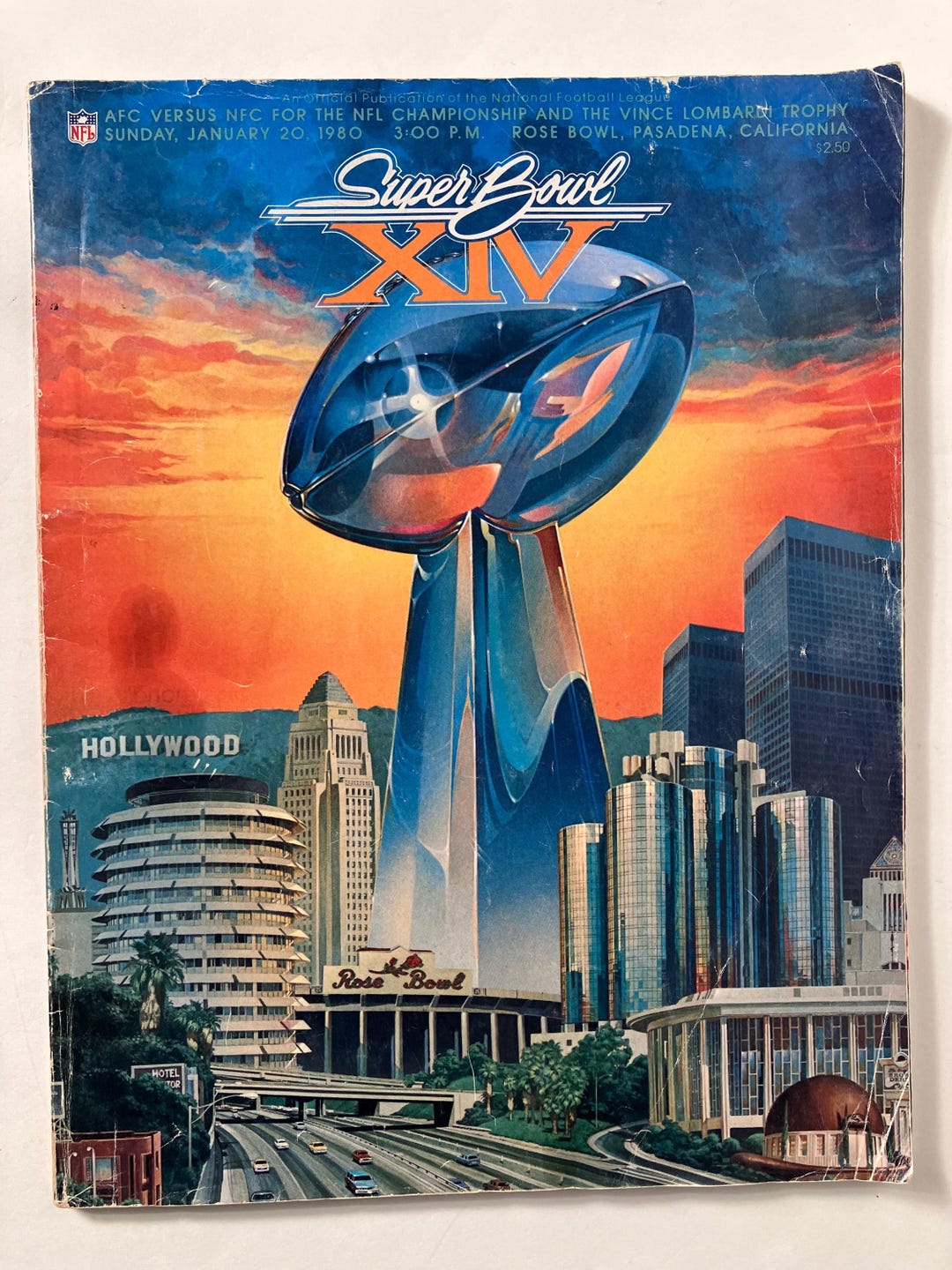 Vintage Super Bowl XIV Program - Etsy