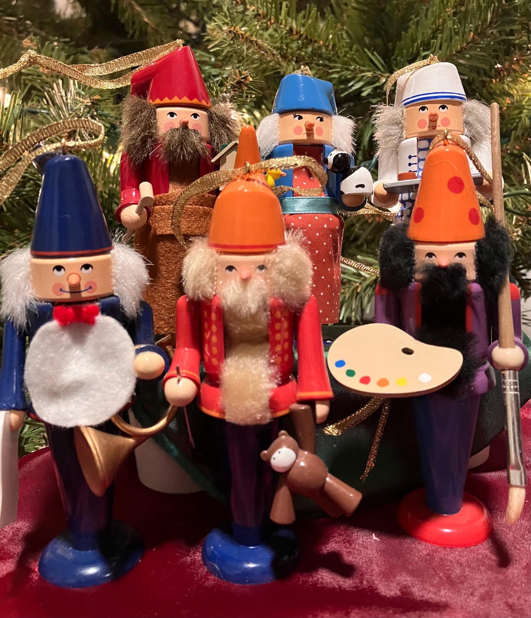 Set of 6 Vintage Hallmark Nutcracker Christmas Tree Ornaments - Etsy