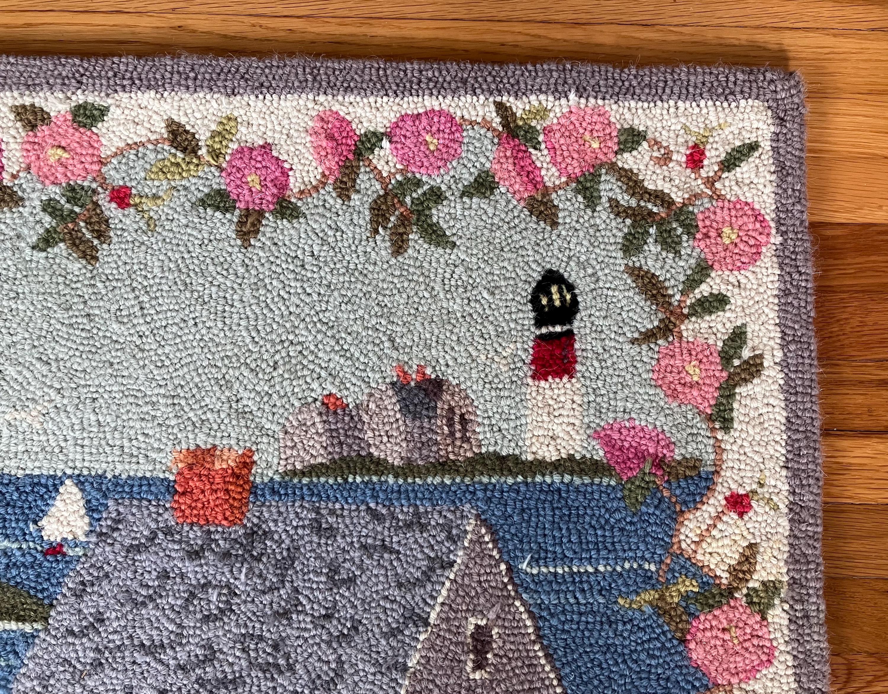 Vintage Claire Murray Nantucket Summer Hooked Accent Rug 24”x36” - Etsy