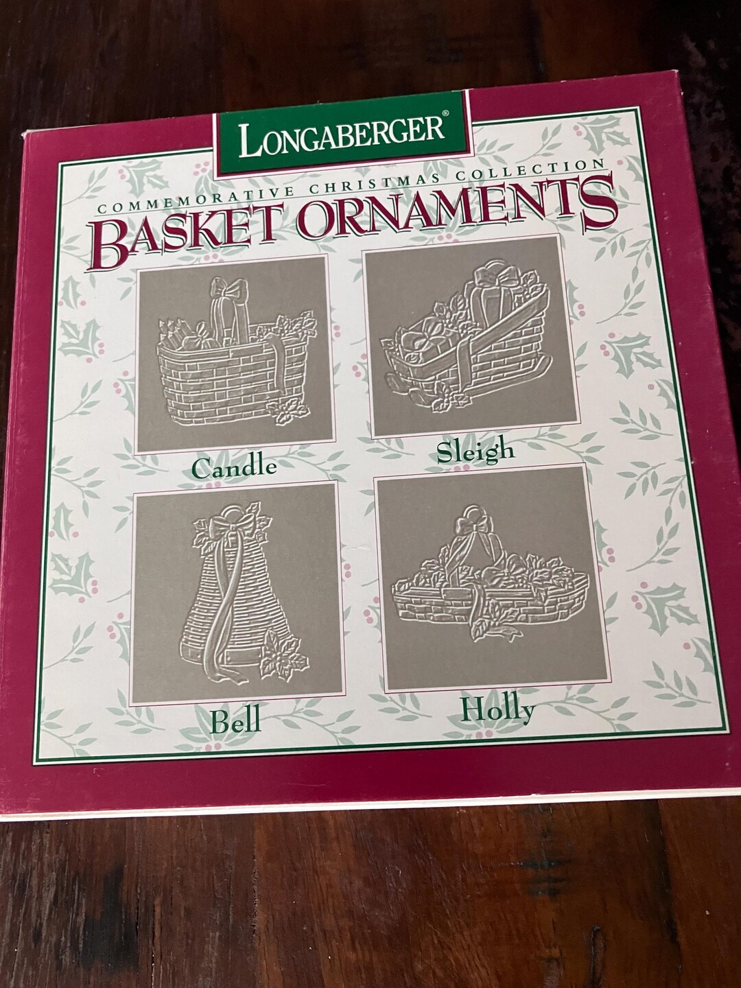 Vintage 1994 Longaberger Pewter Commemorative Christmas Collection ...