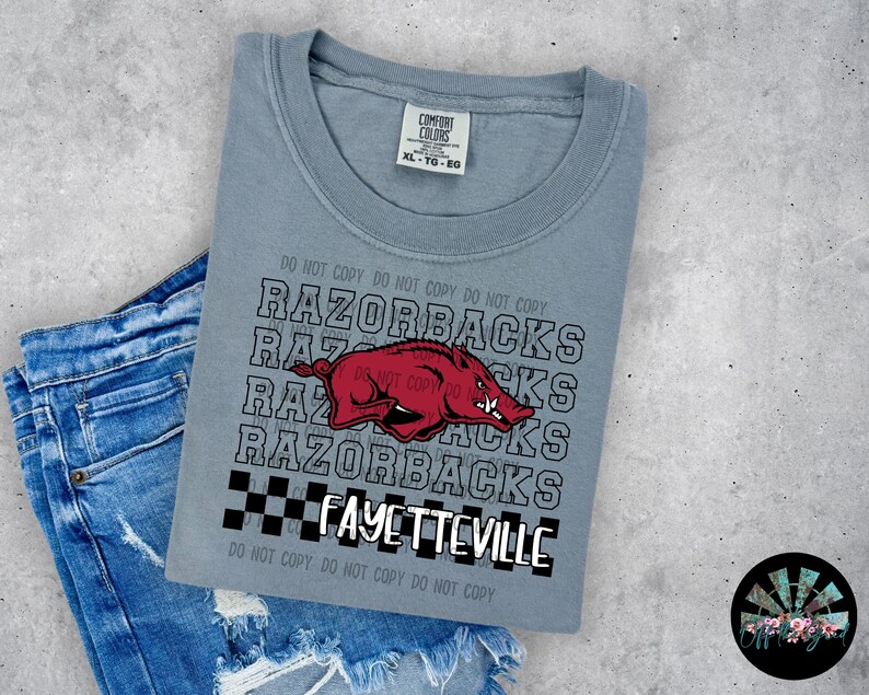 Checkered Arkansas Razorbacks PNG Digital Download Sublimation Design ...