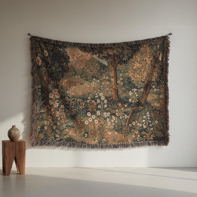 Medieval Verdure Tapestry - Etsy