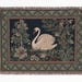 Medieval Swan Tapestry Woven Blanket, Dark Academia, Cottagecore Decor ...