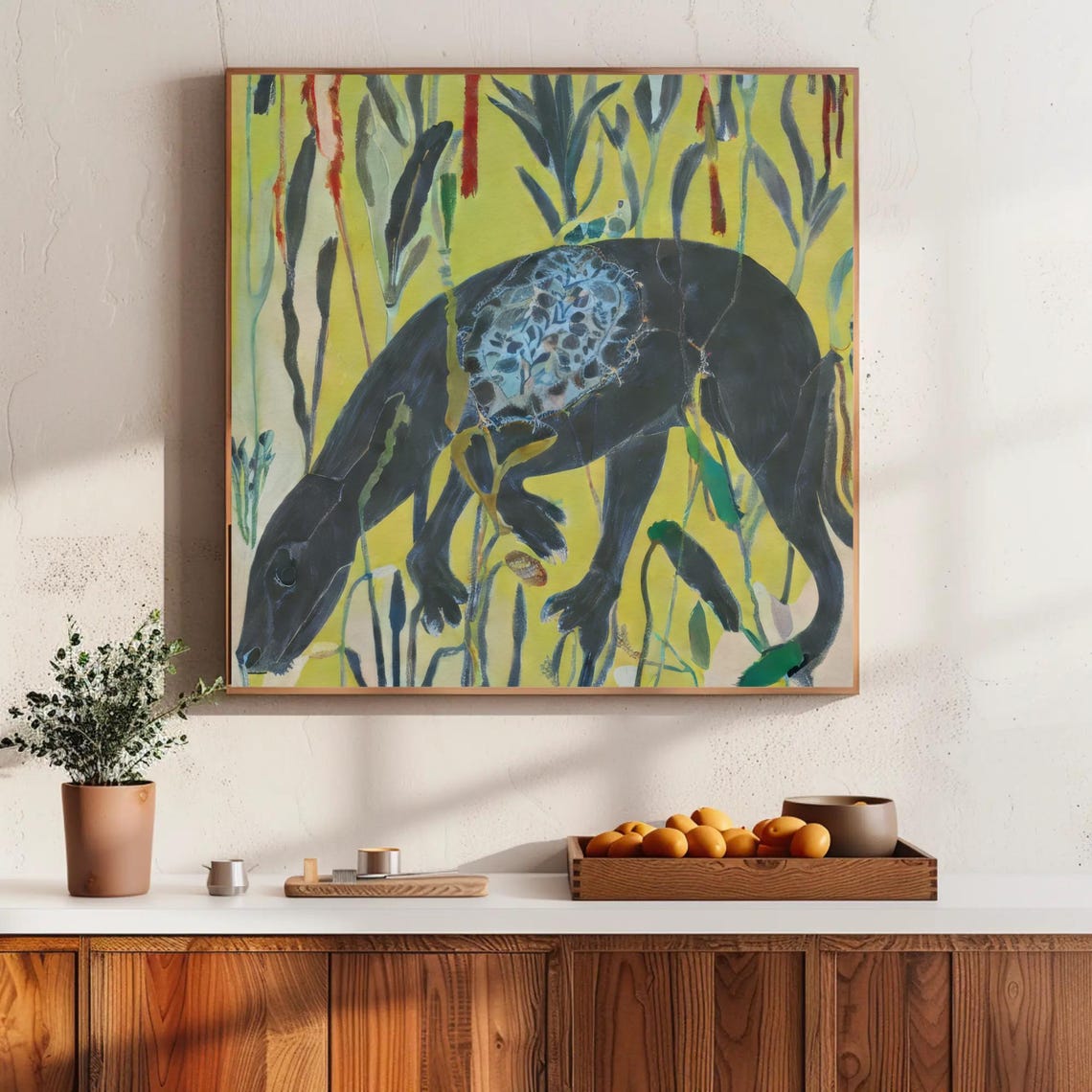 Abstract Exotic Animal Print Premium Matte Poster Museum-grade Archival ...