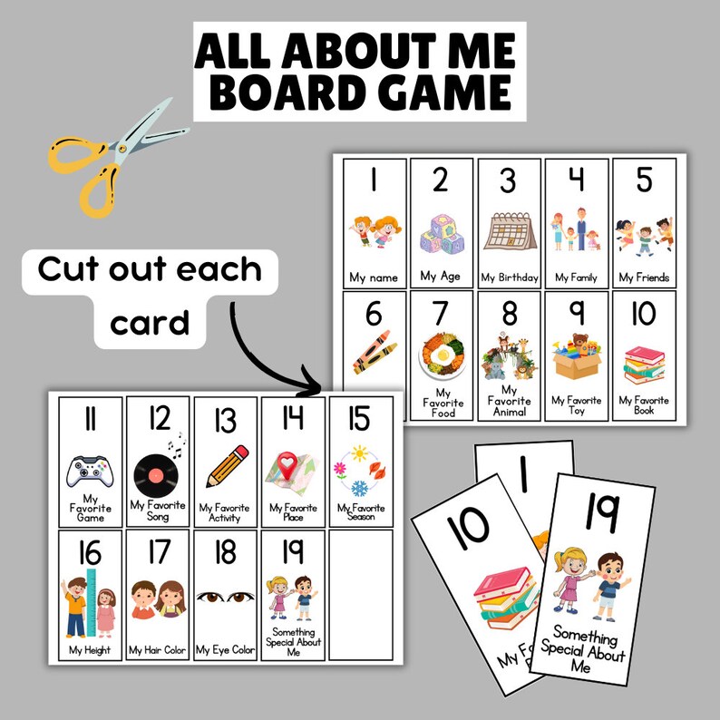 All About Me Printable Board Game, Get to Know You Icebreaker Game ...