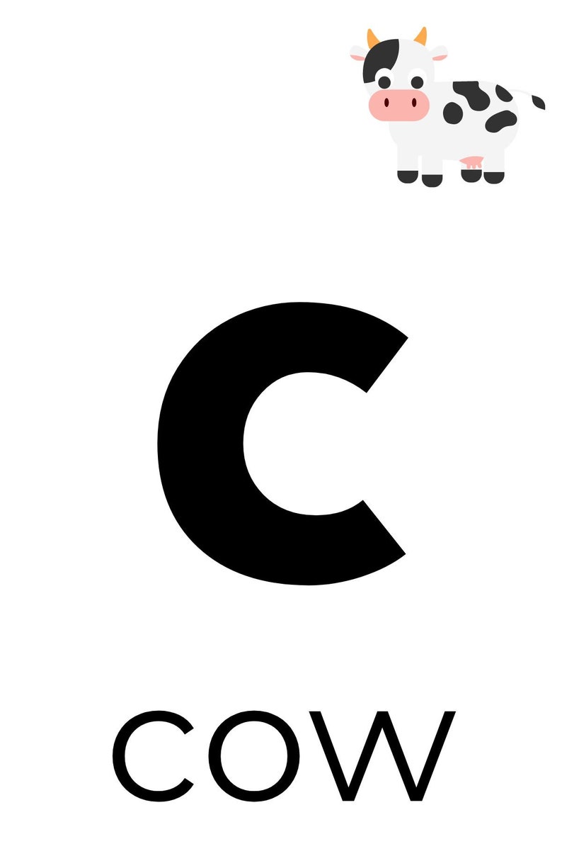 Printable Abc Flash Cards, Homeschooling Resource, Classroom and ...