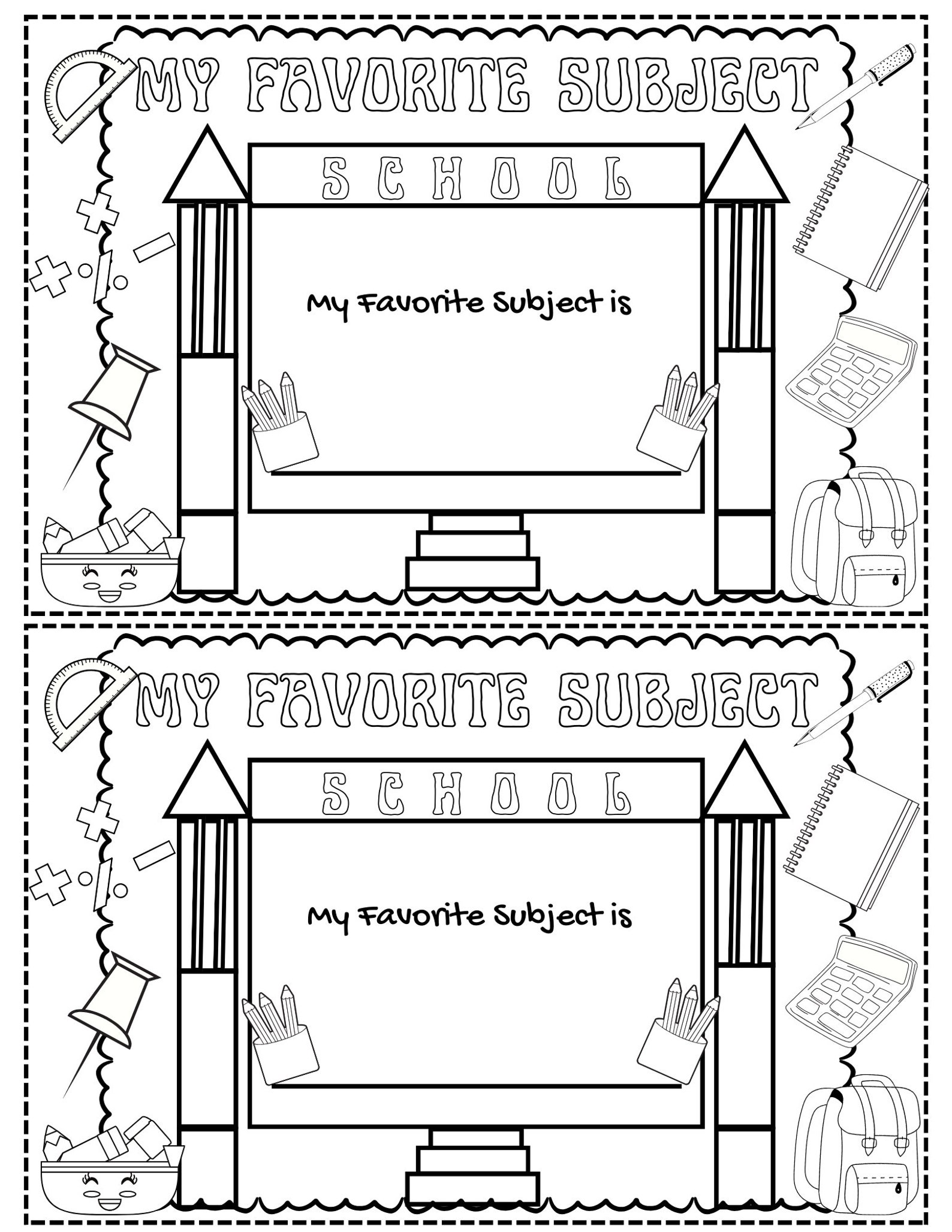 Back to School Mini Booklet | All About Me Activity | Printable ...