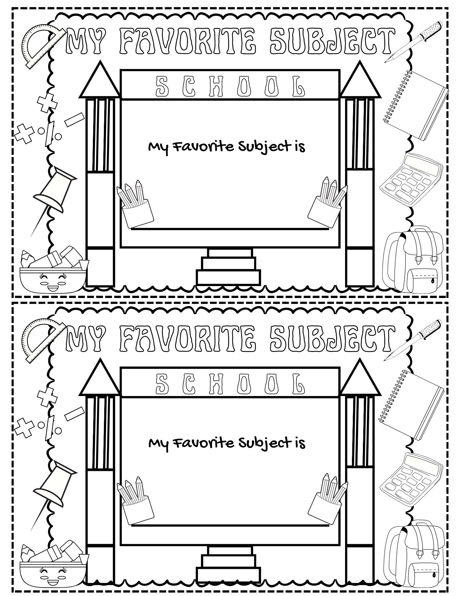 Back to School Mini Booklet | All About Me Activity | Printable ...
