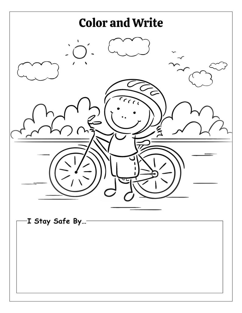 Printable Child Safety Worksheets, Digital Safety Activities for Kids ...