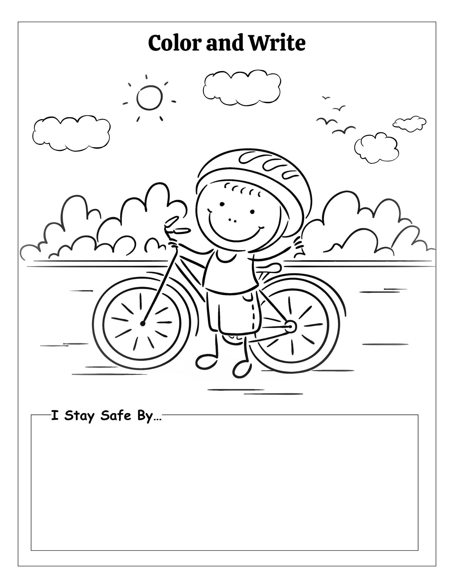 Printable Child Safety Worksheets, Digital Safety Activities for Kids ...